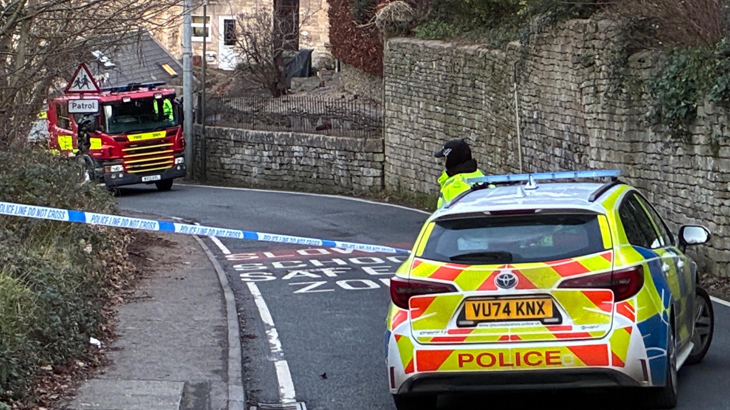Three people missing after Boxing Day house fire in Stroud - BBC News