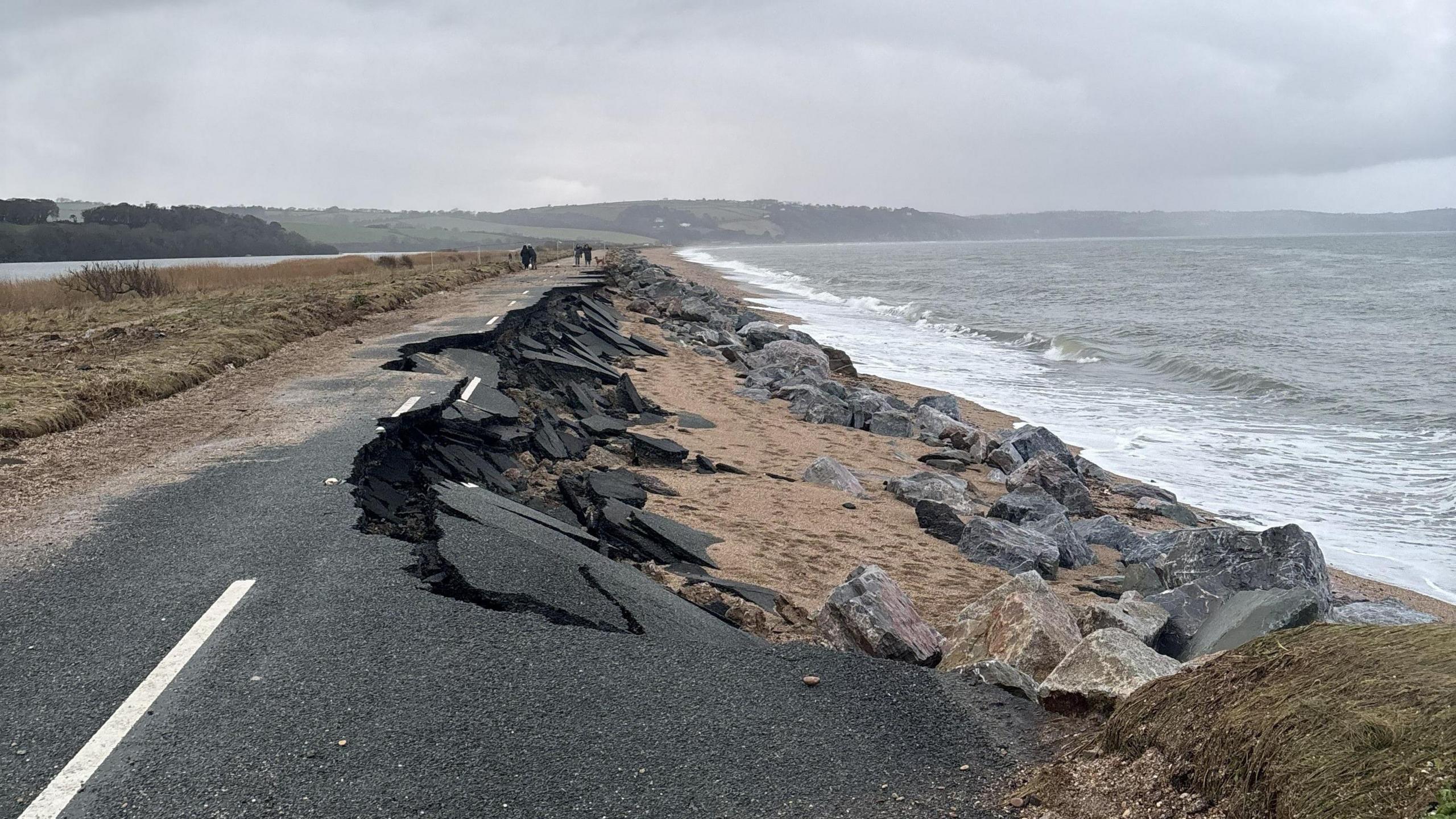 A379 near Torcross in Devon 'could stay shut for at least a year' - BBC ...
