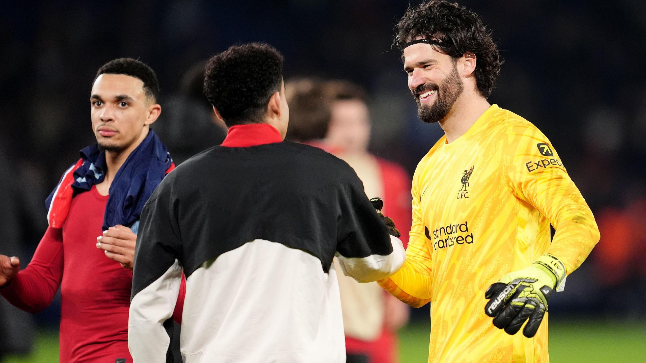 Paris St-Germain 0-1 Liverpool: Alisson post-match reaction - BBC Sport