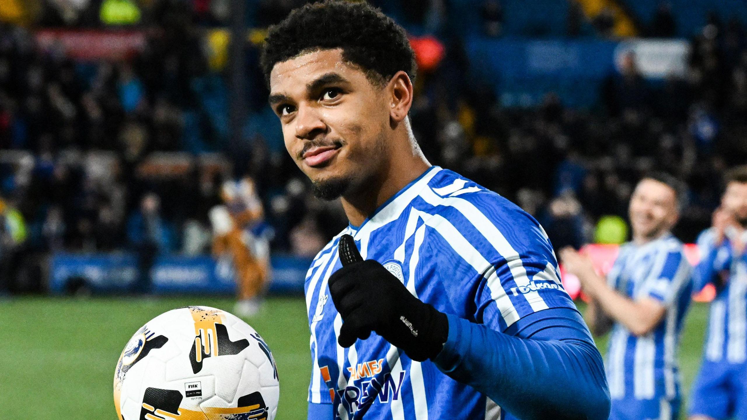 Kilmarnock: Tyreece John-Jules emotional after hat-trick - BBC Sport