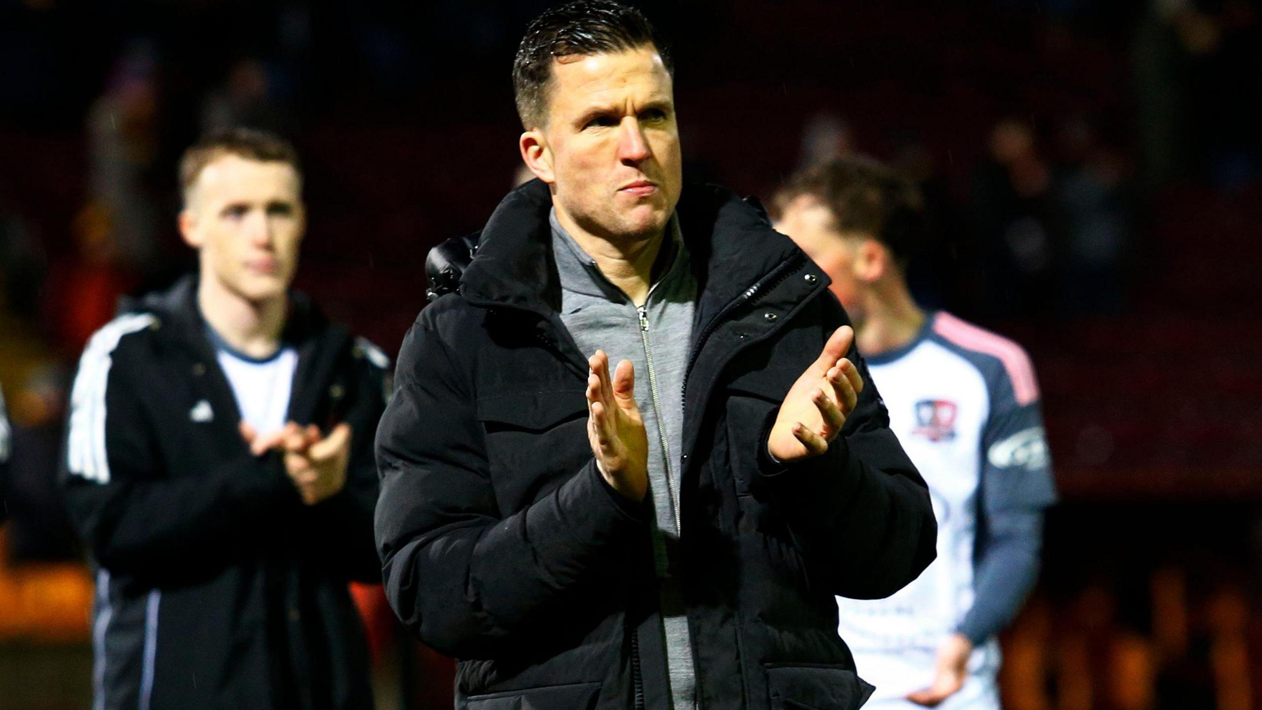 Gary Caldwell: Exeter City boss proud of performance in Bradford City ...