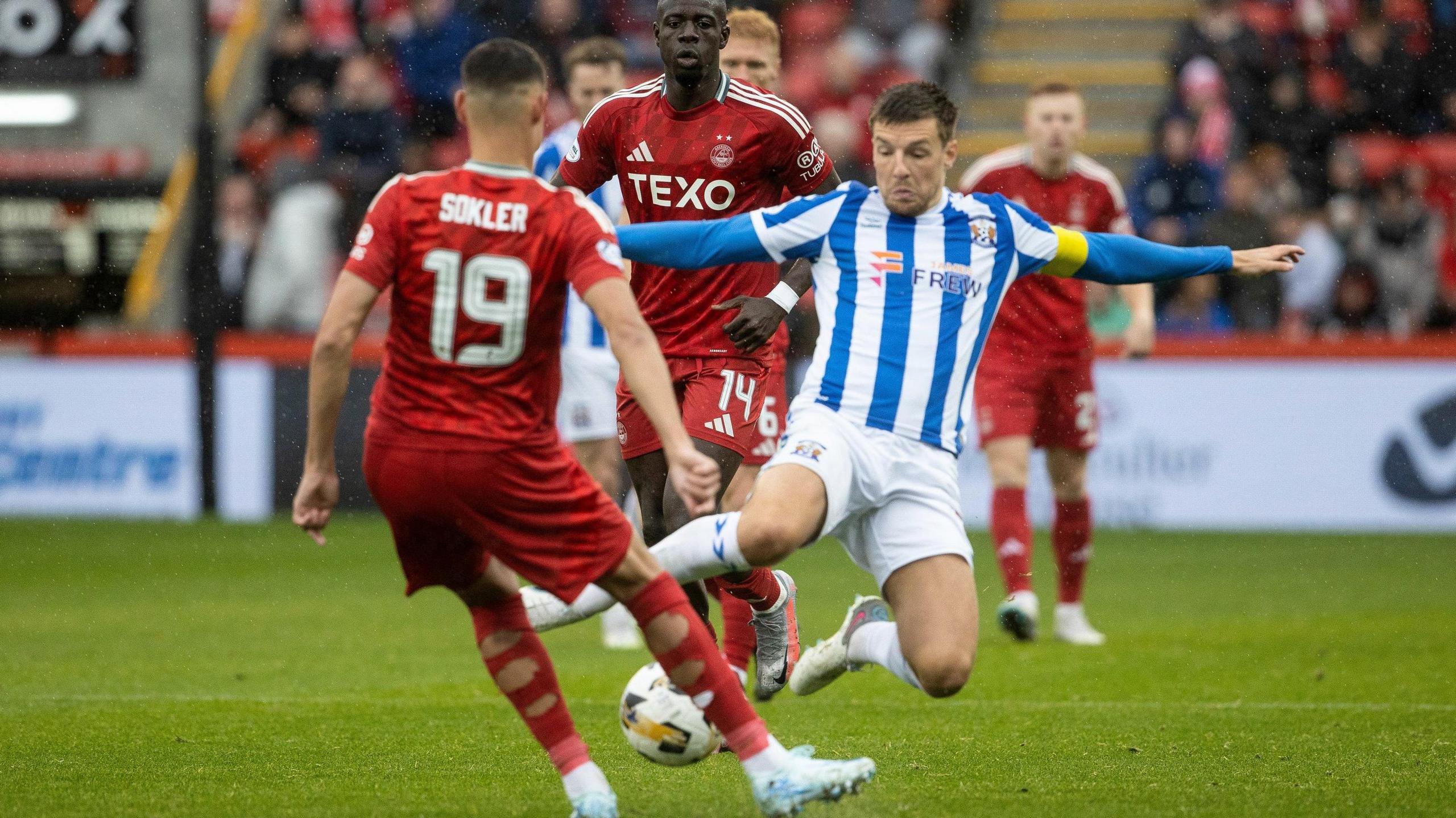 Brad Lyons red card against Aberdeen correct decision - Collum - BBC Sport