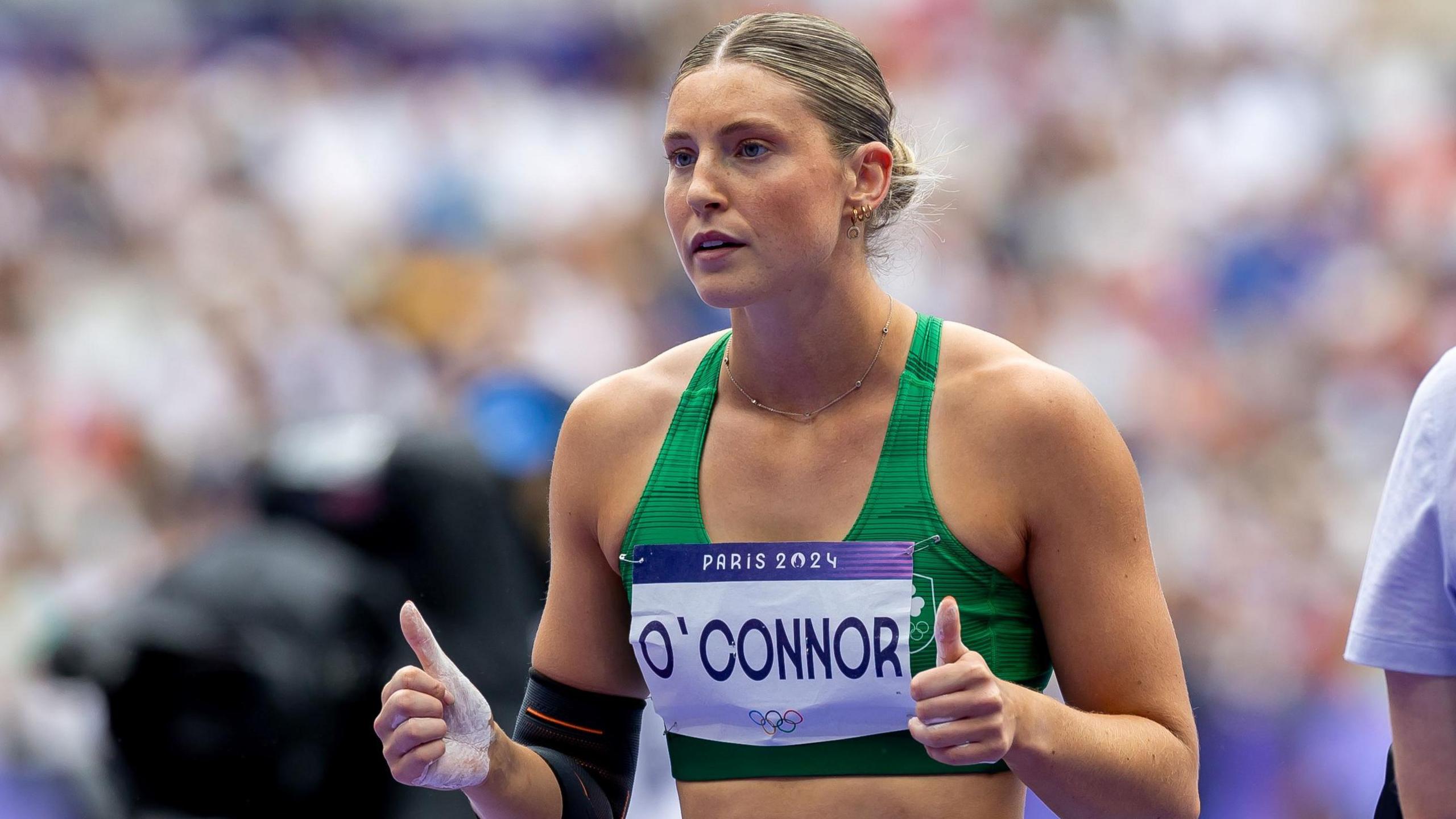 Kate O'Connor: Paris Olympian breaks her own Irish pentathlon record in Estonia - BBC Sport