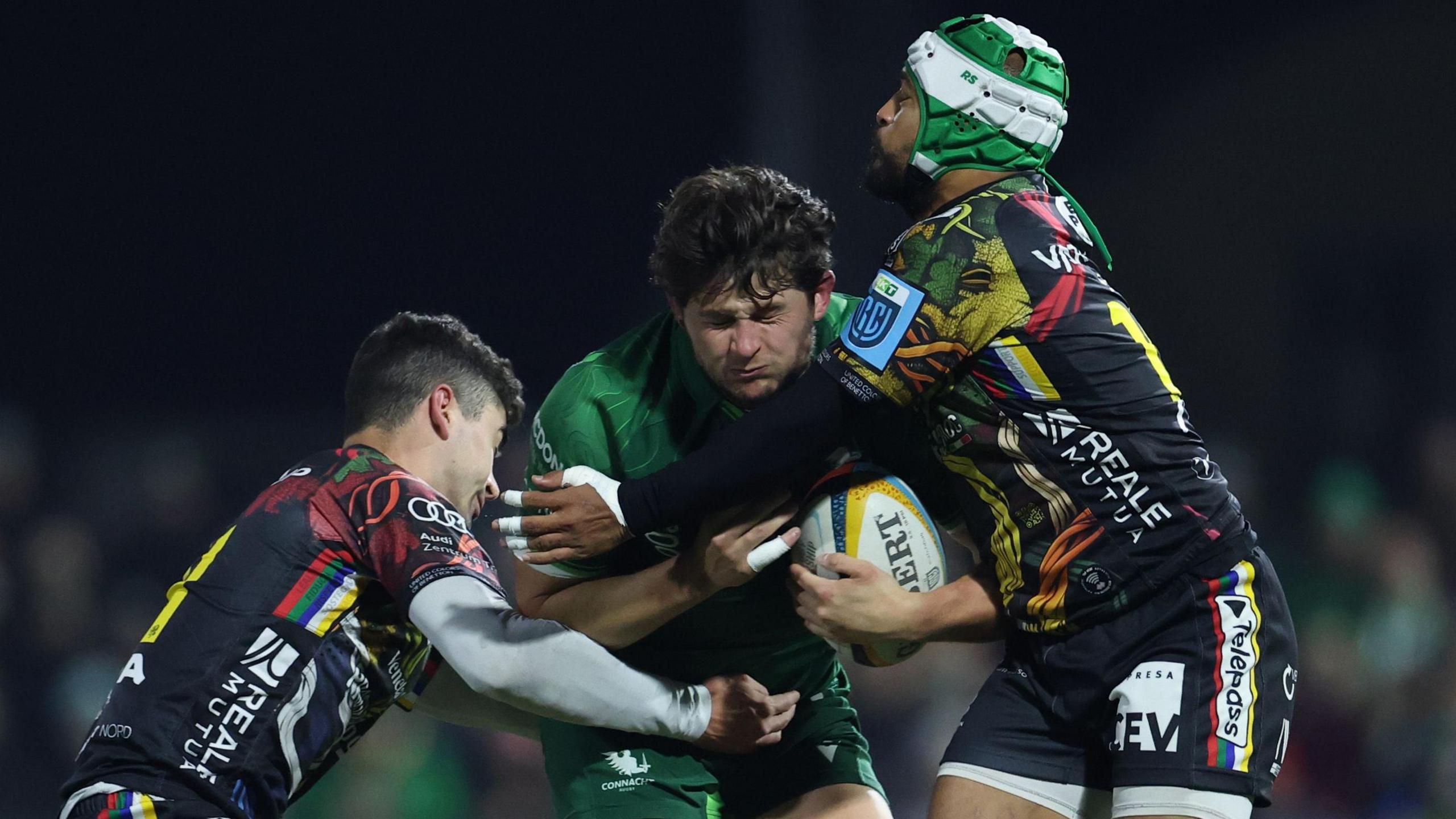 United Rugby Championship: Connacht see off Benetton in nine-try ...