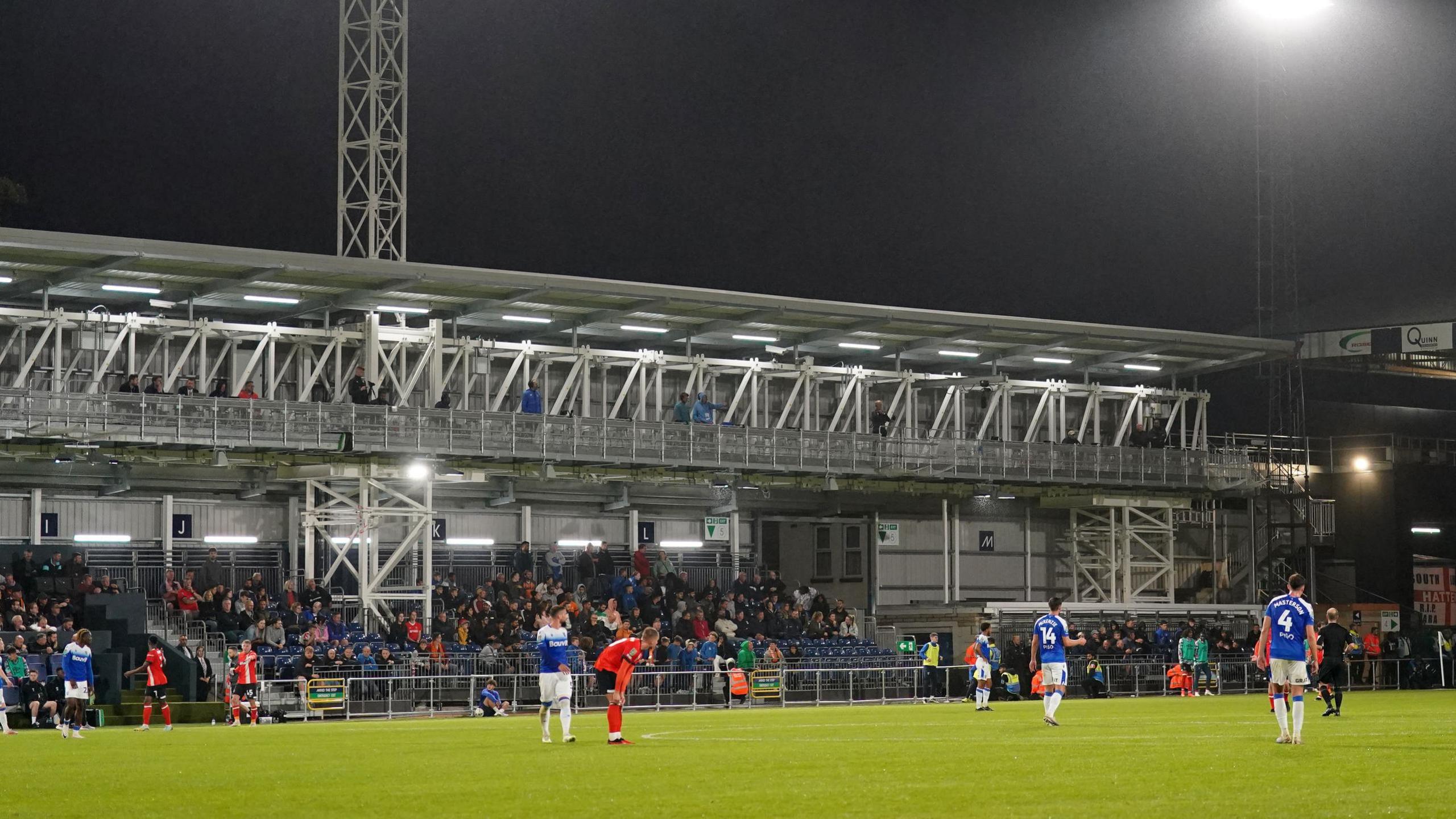 Luton Town stadium 'compliant' but 'still a lot of work we want to do ...