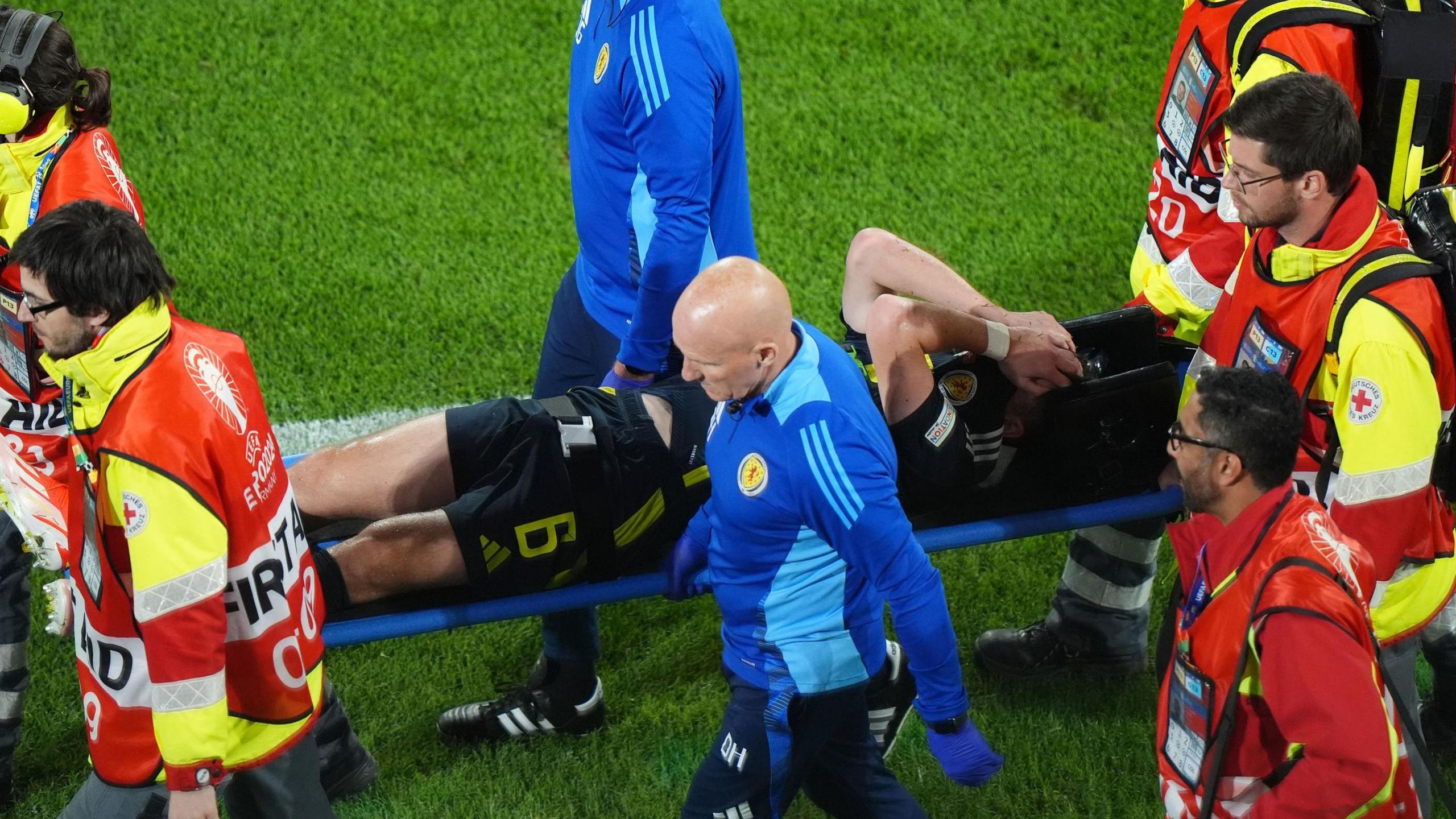 Scotland's Kieran Tierney to miss Hungary game with injury that 'looks ...