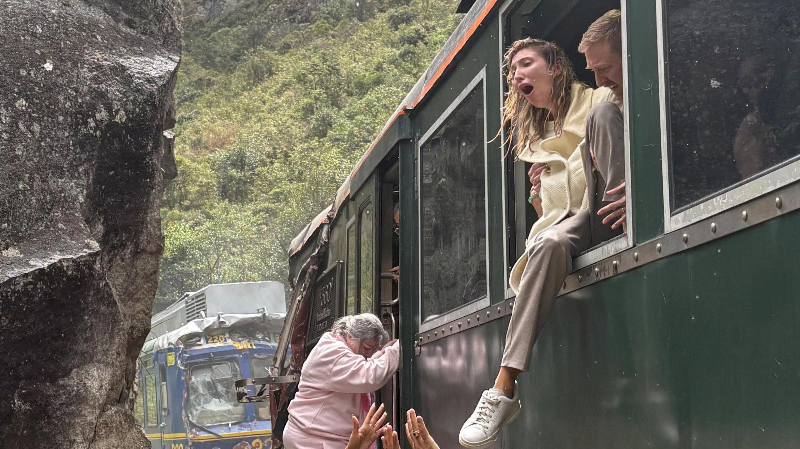 Passenger describes 'chaos' after head-on Machu Picchu train collision ...