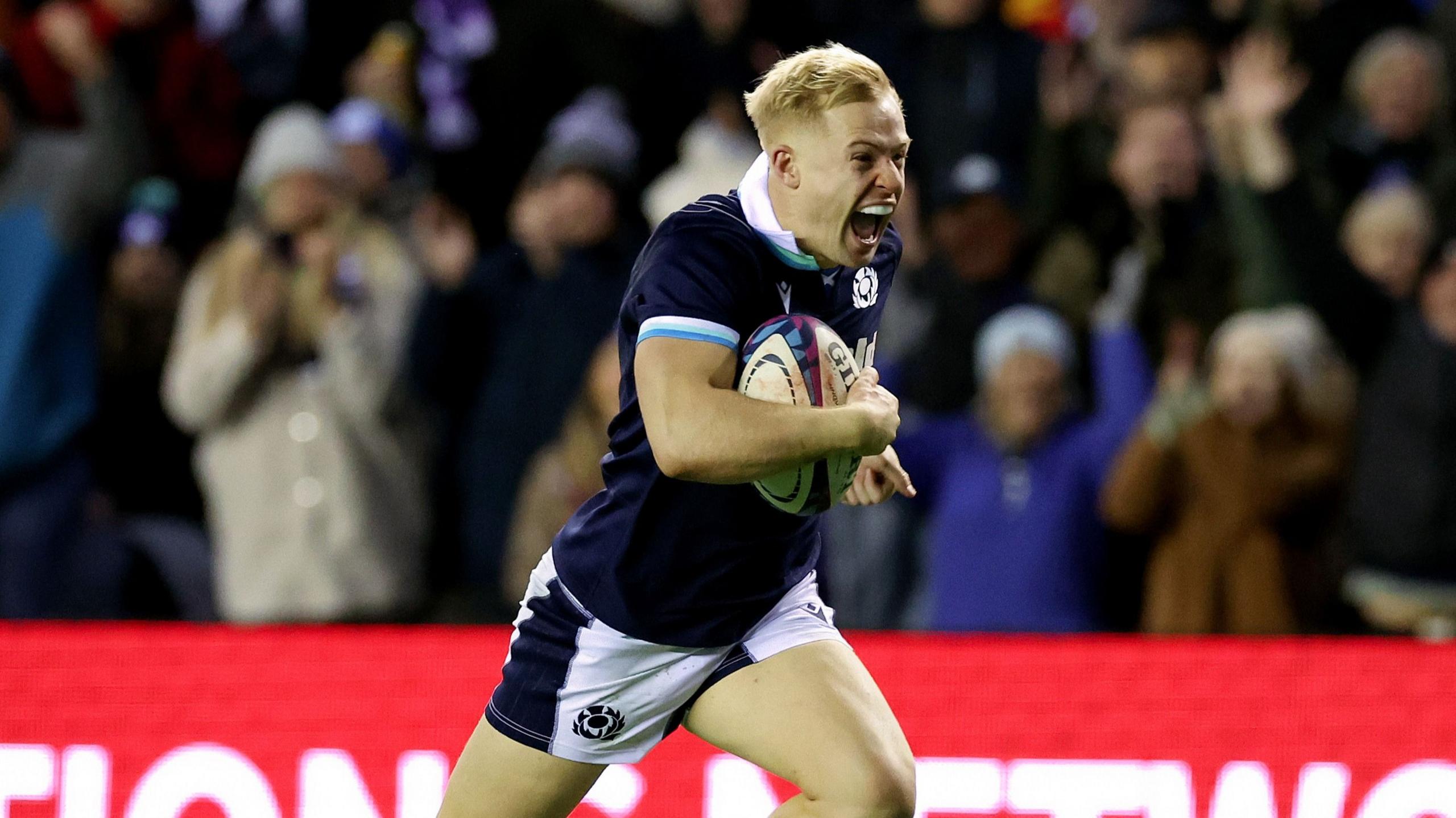 Scotland: Arron Reed basks in 'dream' Murrayfield bow - BBC Sport