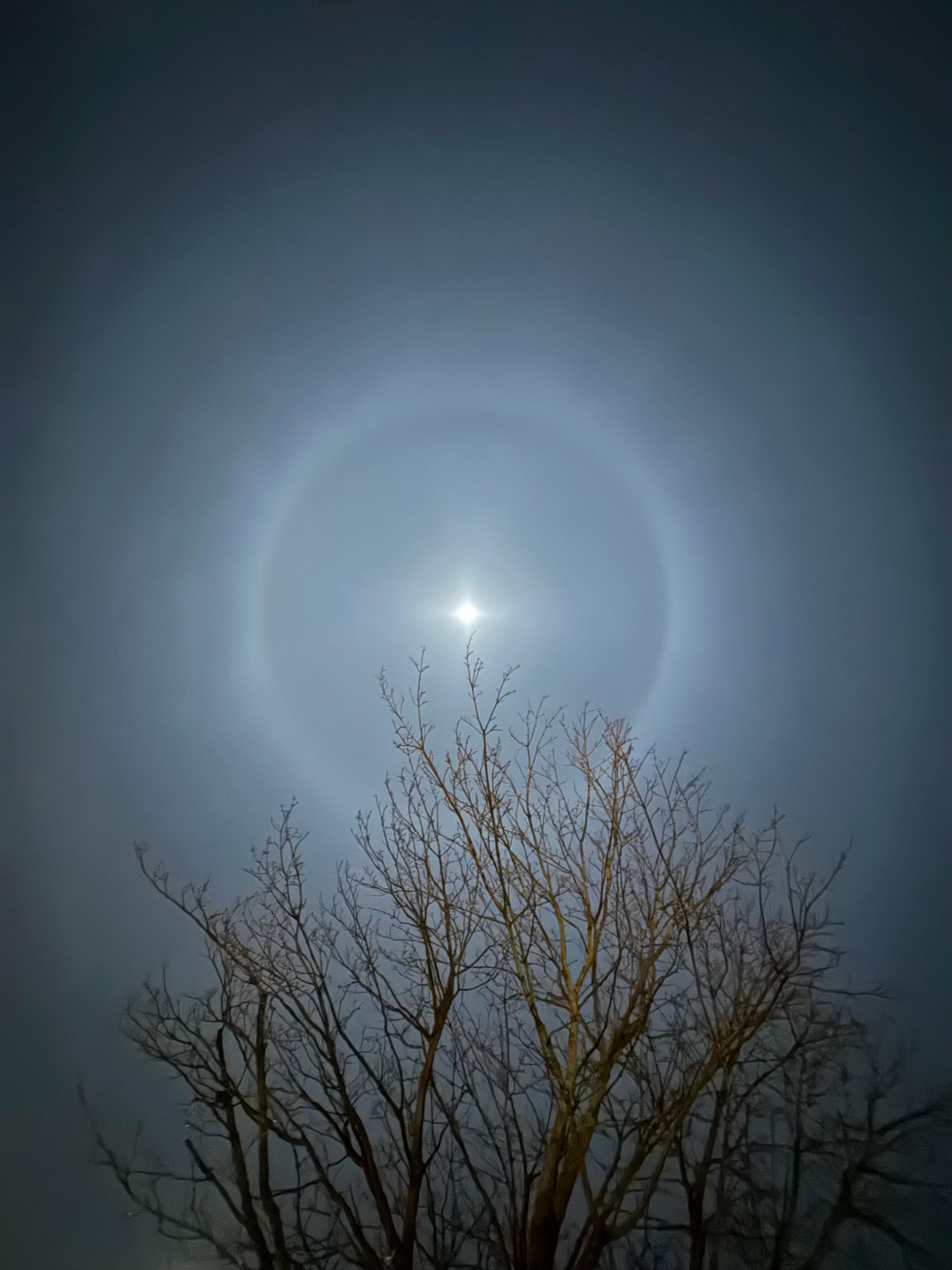 In pictures: Cold Moon over Scotland - BBC News