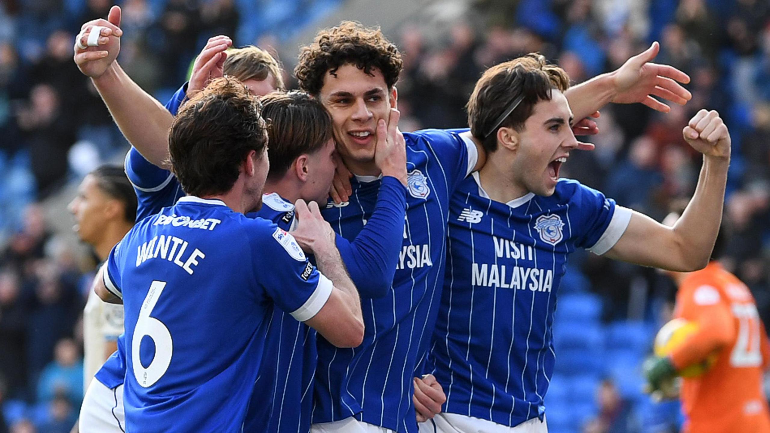 Cardiff City 3-2 Huddersfield Town: Salech double as Bluebirds stay top ...