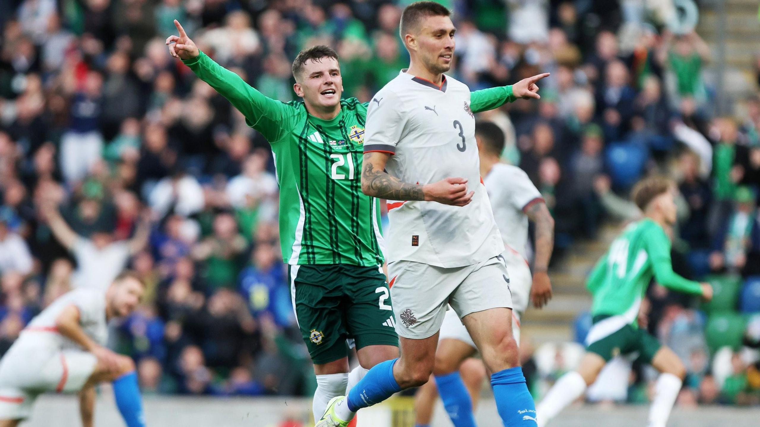 Ross County's Ronan Hale helps Northern Ireland beat Iceland on debut ...