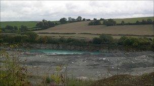 Quarry swimming fears after 'idyllic' photo - BBC News