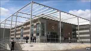 A rare glimpse inside the UK military's 'Cell Block H' - BBC News