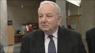 MSP George Foulkes will quit Holyrood for Lords - BBC News