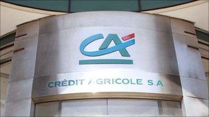 Credit Agricole sees profits rise - BBC News