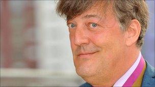 Stephen Fry to play Sherlock Holmes' brother on film - BBC News