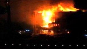 Two in court over Penhallow Hotel fire - BBC News