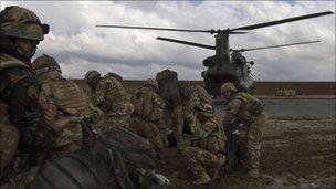 Marines from 45 Commando deploy to Afghanistan - BBC News