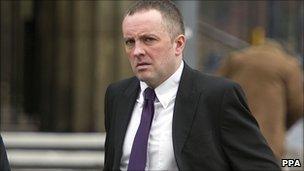 Actor Keith Fleming took cocaine into music festival - BBC News