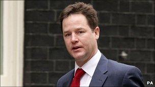 Sister Ruth Augustus guilty of Nick Clegg hoax letters - BBC News