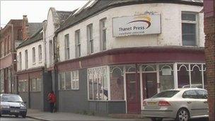 Unpaid tax bill closes Margate's Thanet Press - BBC News