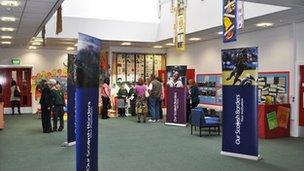 Halyrude Primary in Peebles upgrade officially opened - BBC News