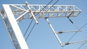 Network Rail's £200m overhead cable work in East Anglia - BBC News