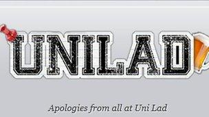 Uni Lad website creator 'appalled' over rape comment - BBC News