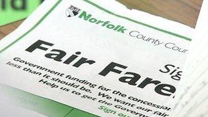 Norfolk leads campaign for 'fair fares' in rural areas - BBC News