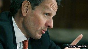 Timothy Geithner calls for China to alter growth policy - BBC News