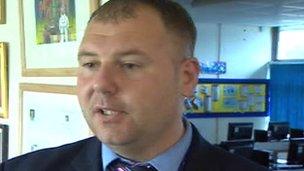 Train driver Geraint Llewellyn takes safety message to schools after ...