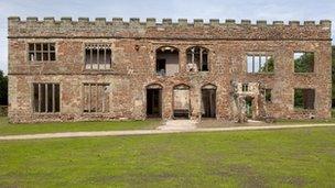 Restoration work completed at Astley Castle, Warwickshire - BBC News