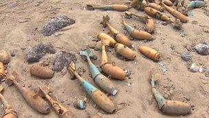 Mappleton beach munitions: More controlled explosions due - BBC News