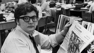 Film critic Roger Ebert dies at 70 of cancer - BBC News