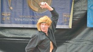 Muncaster Castle jester competition reveals dark past - BBC News