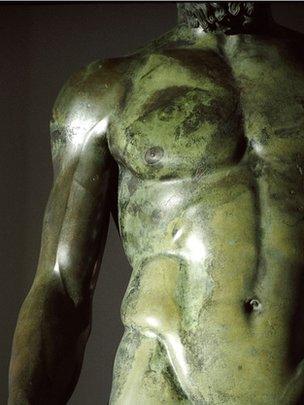 Italy's 'abandoned' Riace Bronzes back on show in Calabria - BBC News