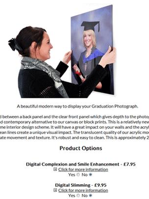 Graduation photographs offer 'digital slimming' - BBC News
