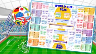 FREE printable fixtures wall chart World Cup 2026 | download pdf A3 or ...