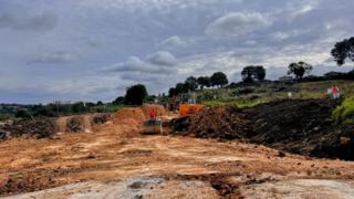B4069 Lyneham Banks road damaged by landslip set to reopen in spring ...