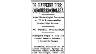 Waldemar Haffkine: The vaccine pioneer the world forgot - BBC News
