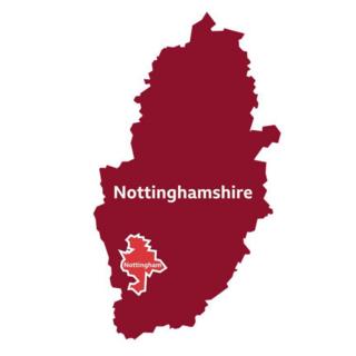 County council backs merger of Nottingham and two boroughs - BBC News