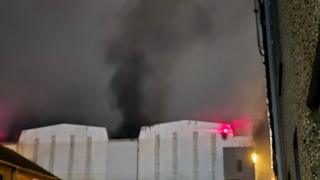 Fire at Barrow's BAE Systems nuclear submarine site - BBC News