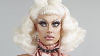Drag Race UK star Crystal suing Laurence Fox - BBC News