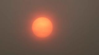 Red sun phenomenon 'caused by Hurricane Ophelia' - BBC News