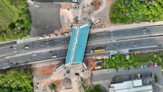 New M4 Badminton Bridge reopening will be a 'huge relief' - BBC News