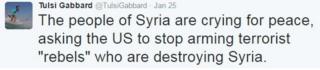 Tulsi Gabbard's Syria meeting with Assad sparks outcry - BBC News