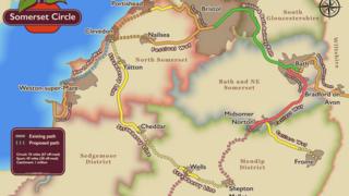 Strawberry Line: New section of former railway line opens as path - BBC ...