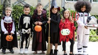 How offensive outfits became the real horror of Halloween - BBC News