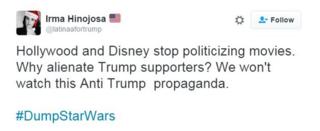 Trump fans urge Star Wars boycott over reshoot claims - BBC News