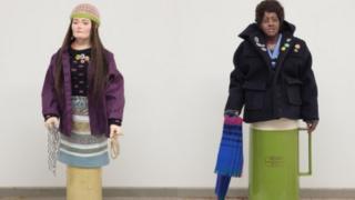 Newbury museum to display Greenham Peace Camp sculptures - BBC News